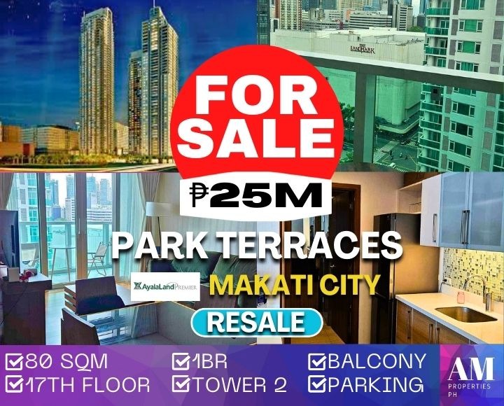 Park Terraces Makati City 1 bedroom with balcony, parking for Sale ...
