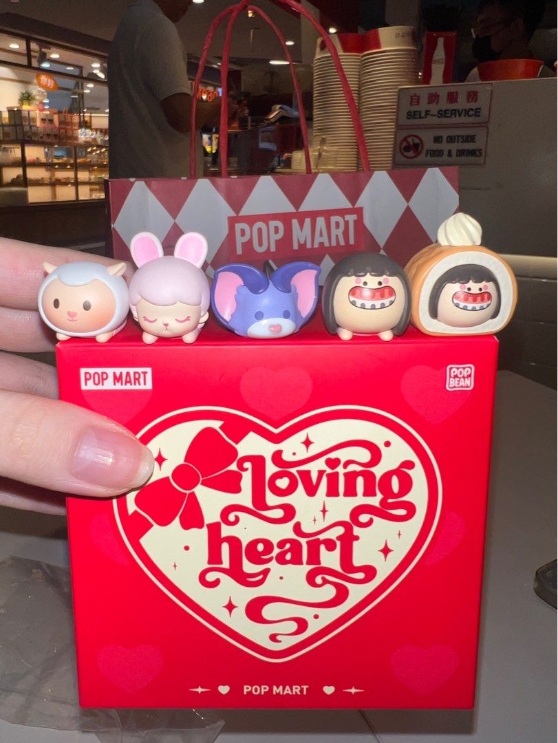 POP MART - POP BEAN HIPPERS (ori from singapore) smiski sonny angels ...