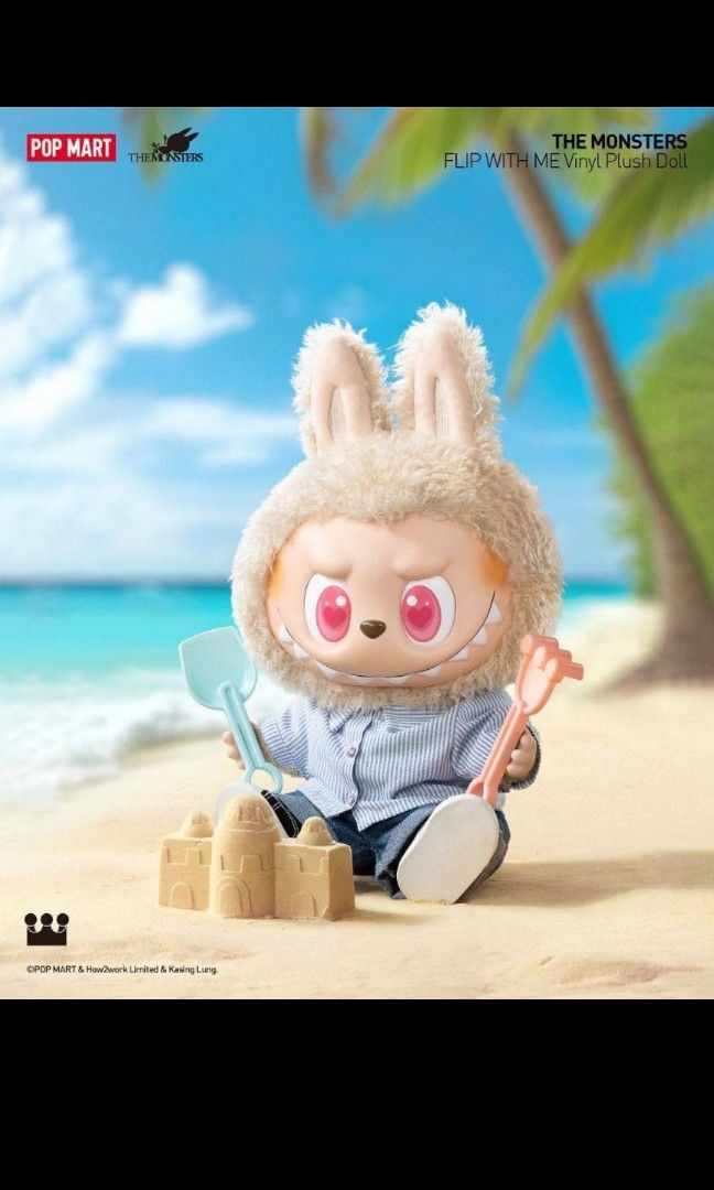 (Ready stock) Labubu - Flip With Me vinyl plush, Hobbies & Toys, Toys ...