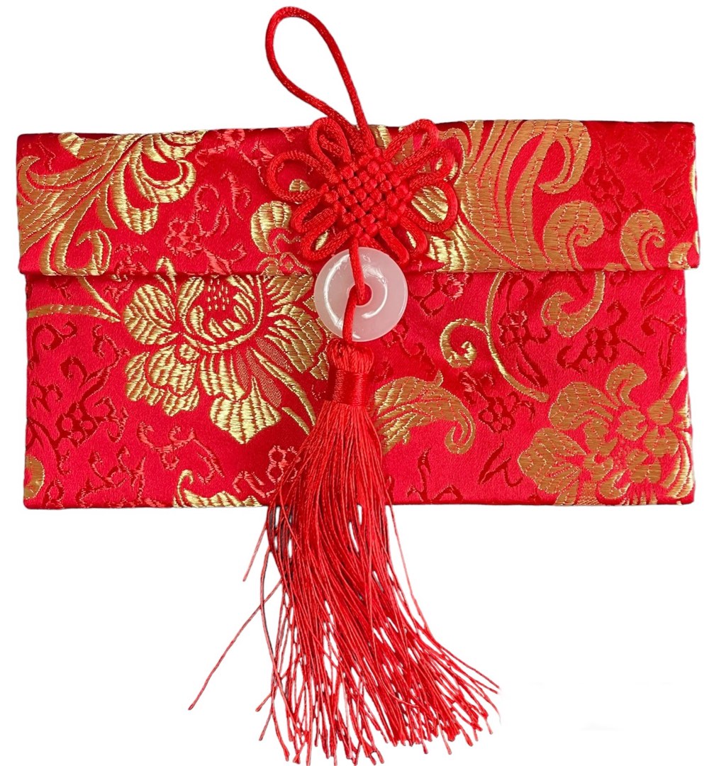 RED LUCKY WALLET FOR COINS/BANKNOTES, Women's Fashion, Bags & Wallets ...