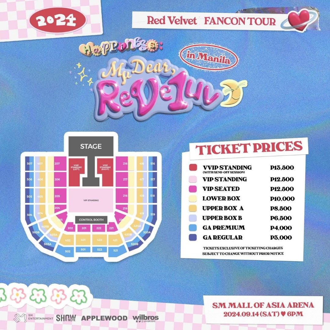 Red Velvet FAN CON 2024, Tickets & Vouchers, Event Tickets on Carousell