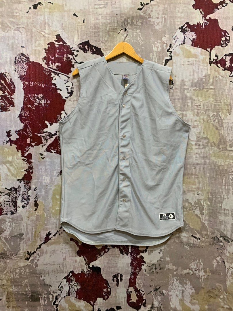 Russell Athletic MBL Jersey Baseball Mens, Women's Fashion, Tops ...