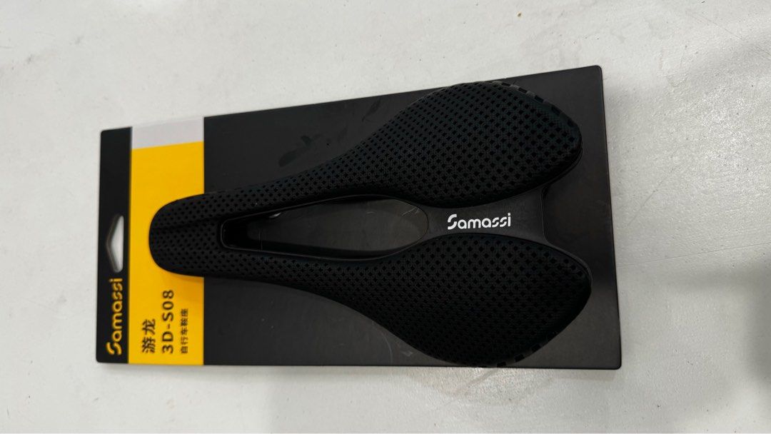 SAMASSI 3D print carbon rail saddle short nose, Sports Equipment ...