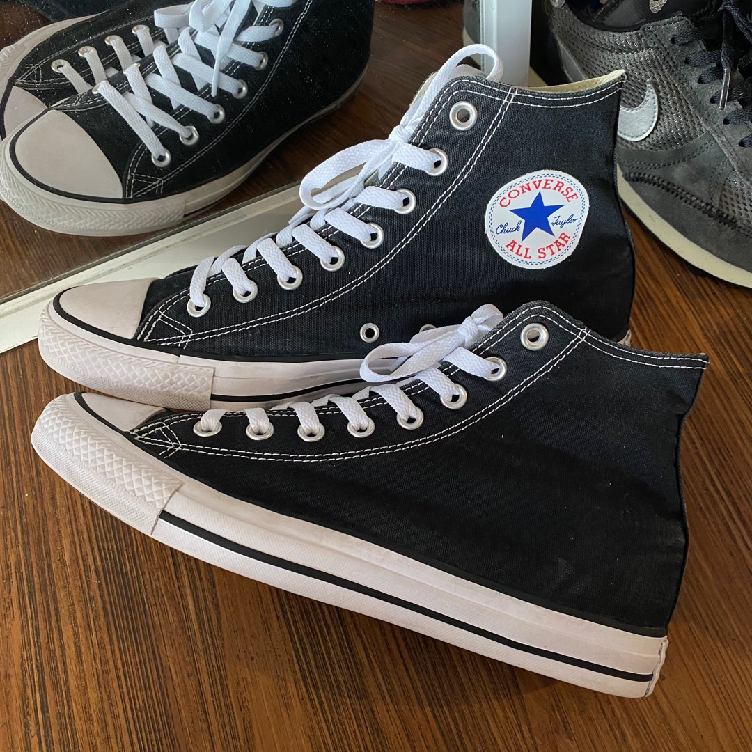 Sepatu Converse Chuck Taylor All Star High Black White Original Murah ...