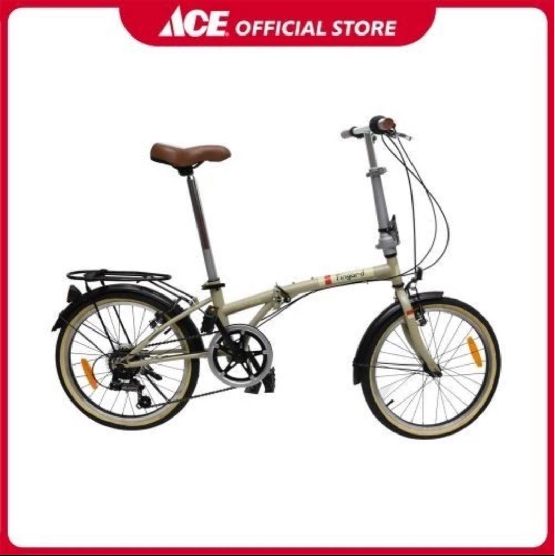 Sepeda Lipat Ace Fingard Vintage - Cokelat Cream Krem 20" inch, Olah ...