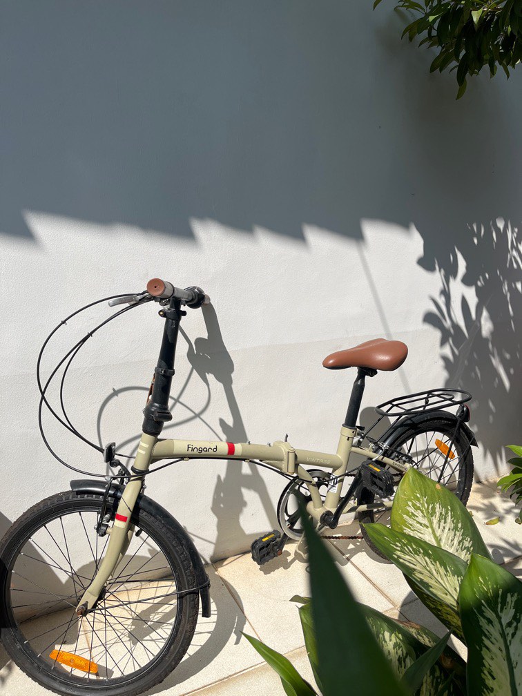 Sepeda Lipat Ace Fingard Vintage - Cokelat Cream Krem 20" inch, Olah ...