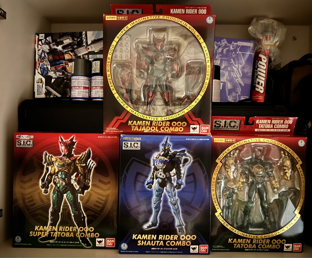 SIC OOO 全走幪面超人 鳥組/水組/超級鷹虎蝗/鷹虎蝗 (只開盒check件), 興趣及遊戲, 玩具 & 遊戲類 - Carousell