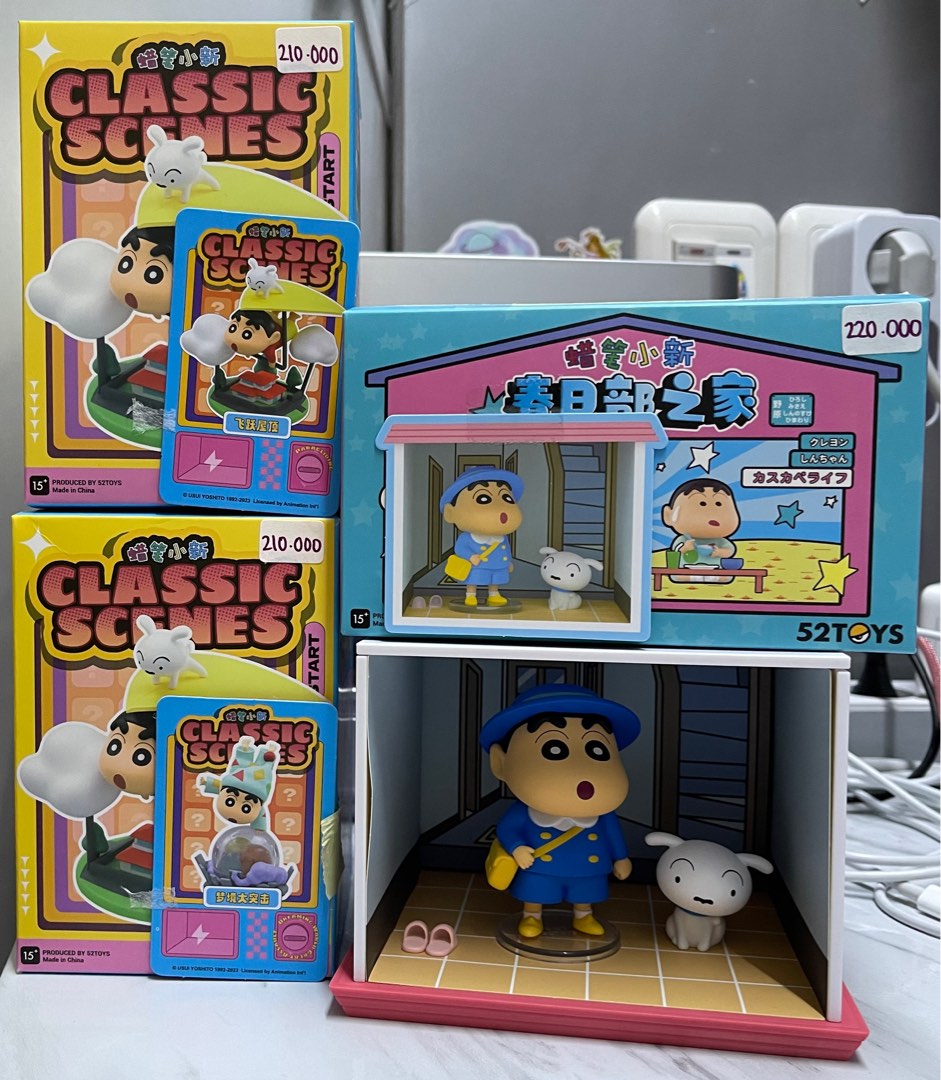 Sinchan blindbox 52toys popmart, Toys & Collectibles, Mainan di Carousell