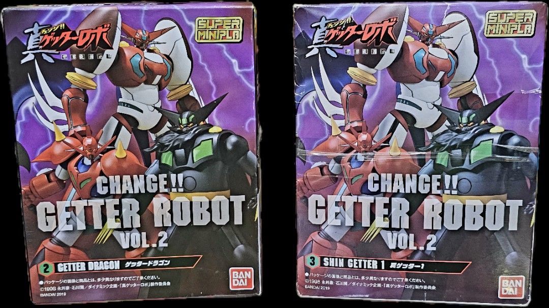 SMP (super mini pla) getter dragon and shin getter SET ONLY, Hobbies ...