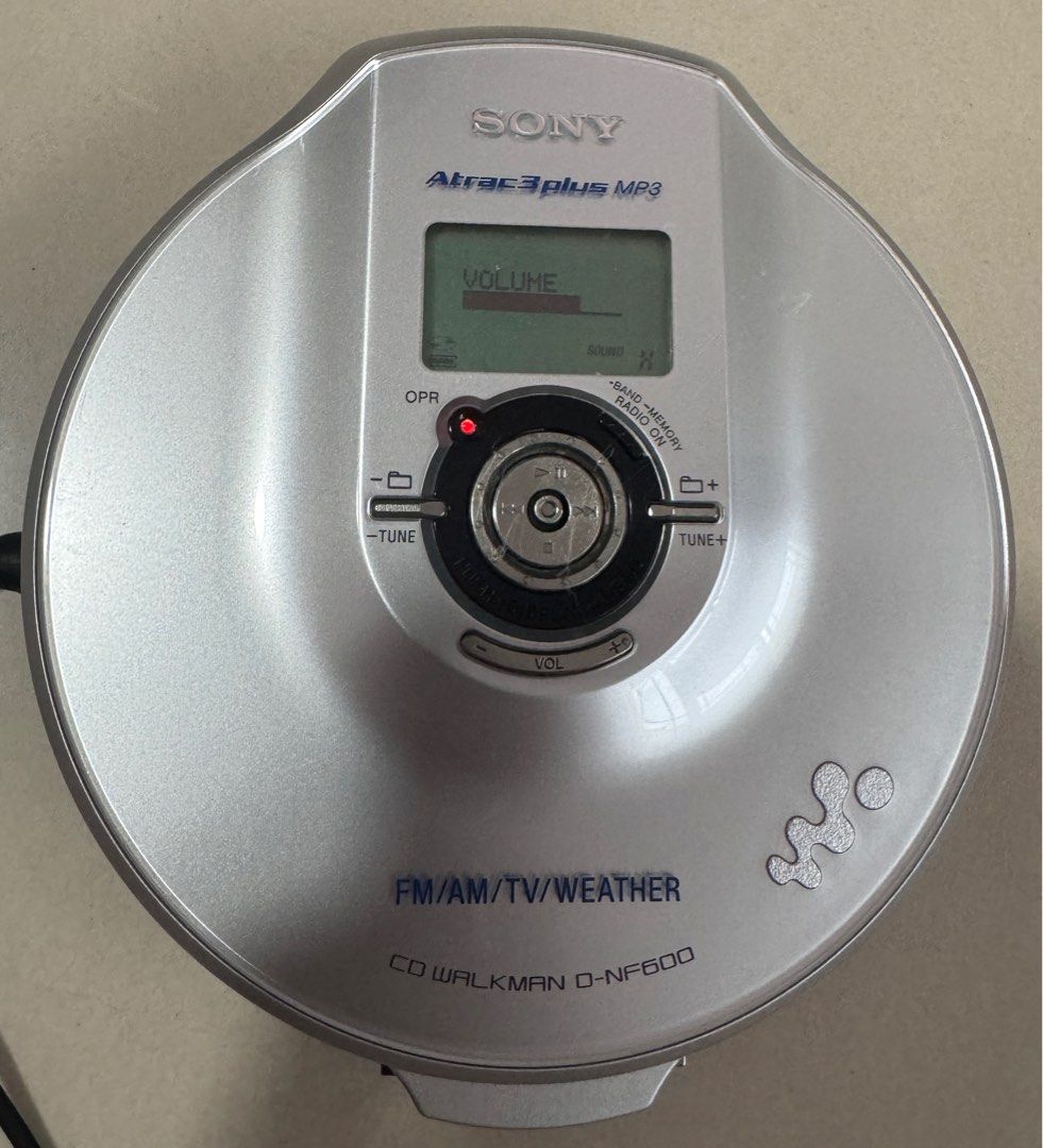 Sony D-NF600 Atrac3 Portable CD Mp3 Player Tuner Radio Walkman (Discman ...