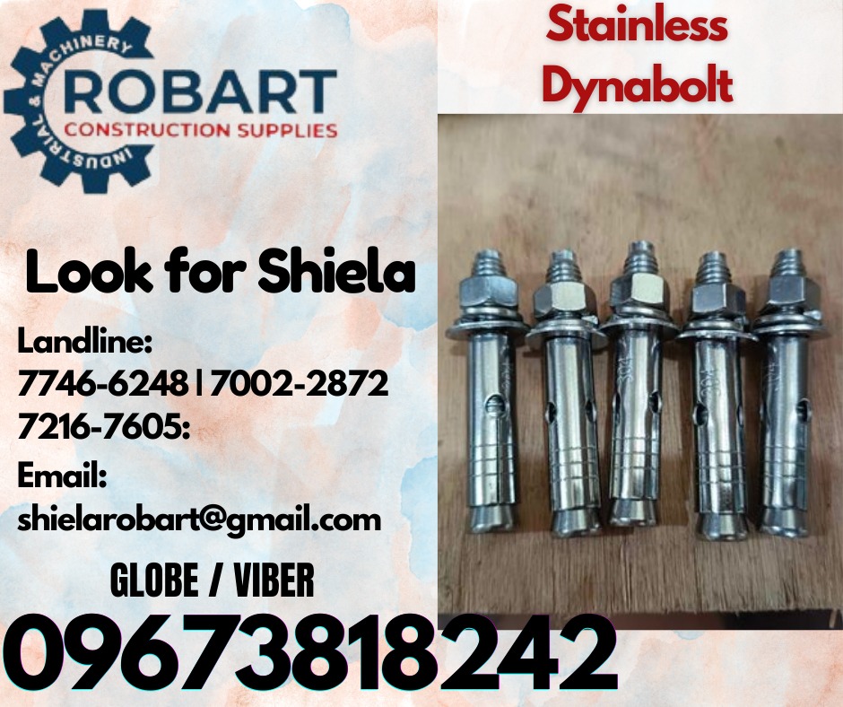 Stainless Dynabolt, Commercial & Industrial, Construction Tools ...
