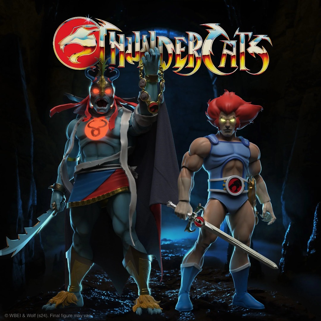 Super7 SDCC ThunderCats : Lion-O & Mumm-Ra the Ever Living (Both LED ...