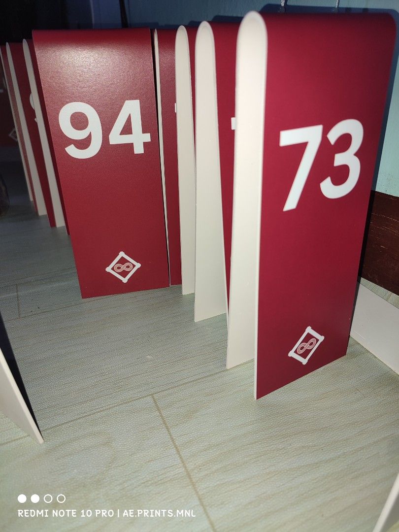 Table Number Standee, Announcements on Carousell