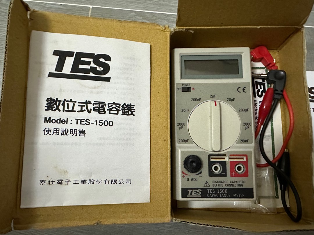 TES Digital Capacitance Meter (TES 1500), 其他, 其他 - Carousell