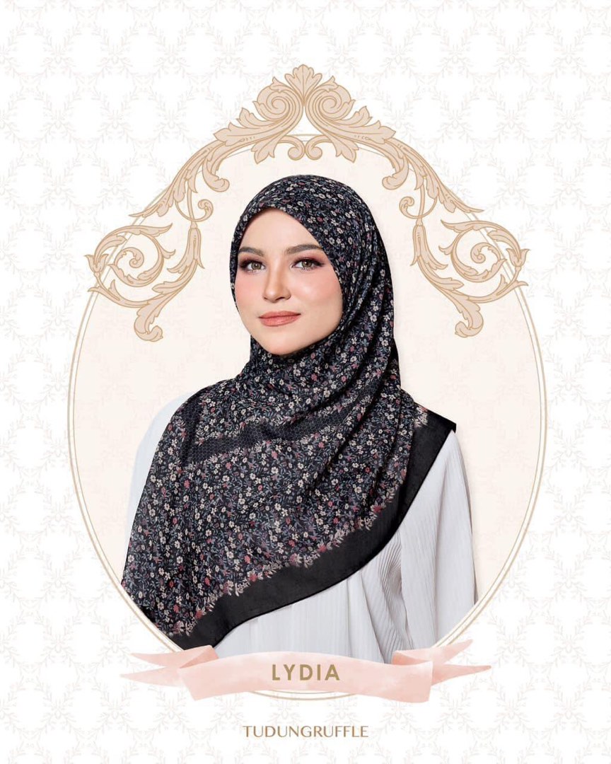 Tudung ruffle lydia, Men's Fashion, Muslim Wear, Sarong on Carousell