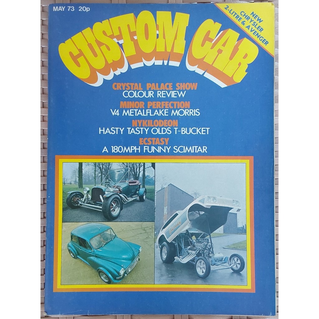 UK VINTAGE CAR MAGAZINE - CUSTOM CAR May 1973, Chrysler/Bubble Cars ...