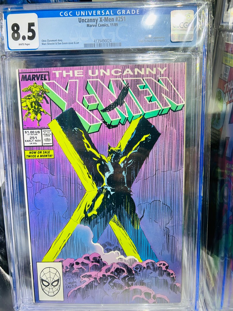Uncanny X-Men #251 CGC 8.5 (Deadpool, Wolverine, classic cover ...
