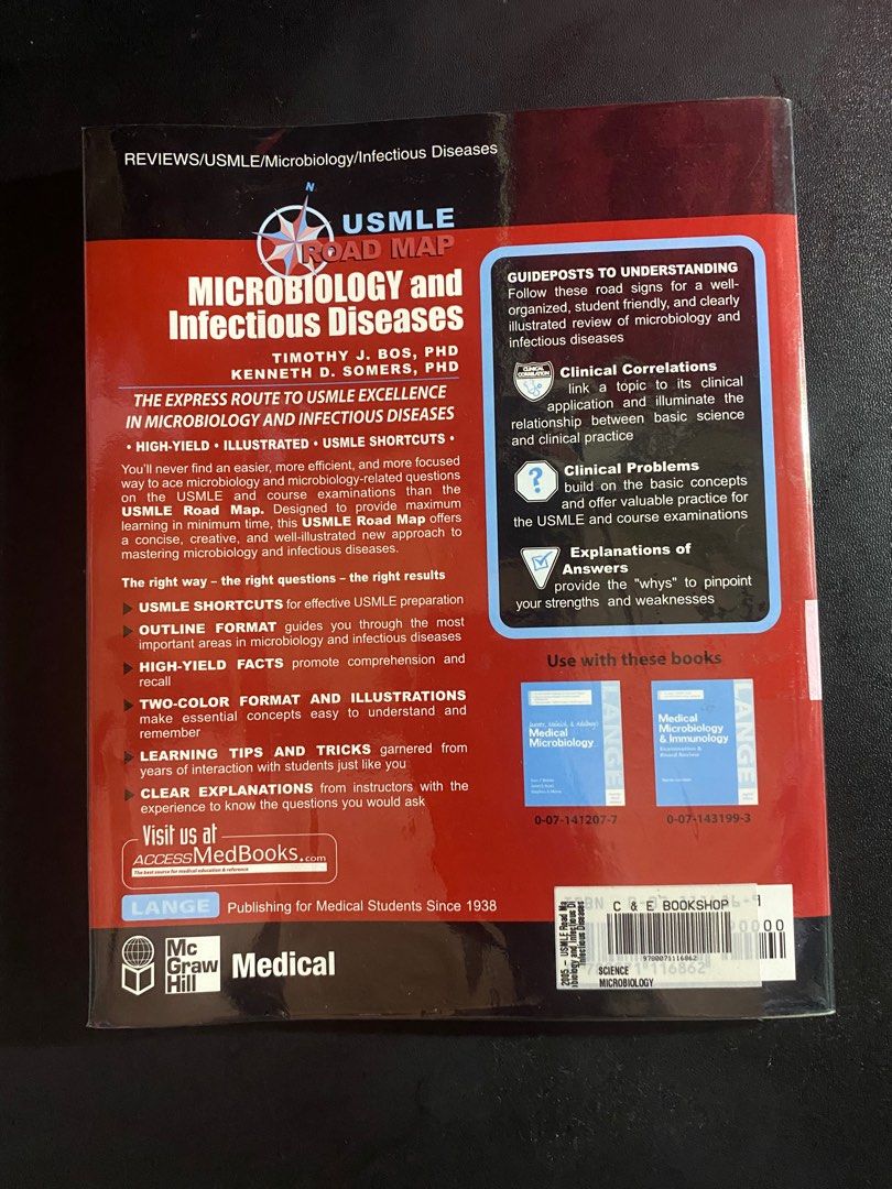USMLE Road Map Microbiology and Infectious Disease, Hobbies & Toys ...