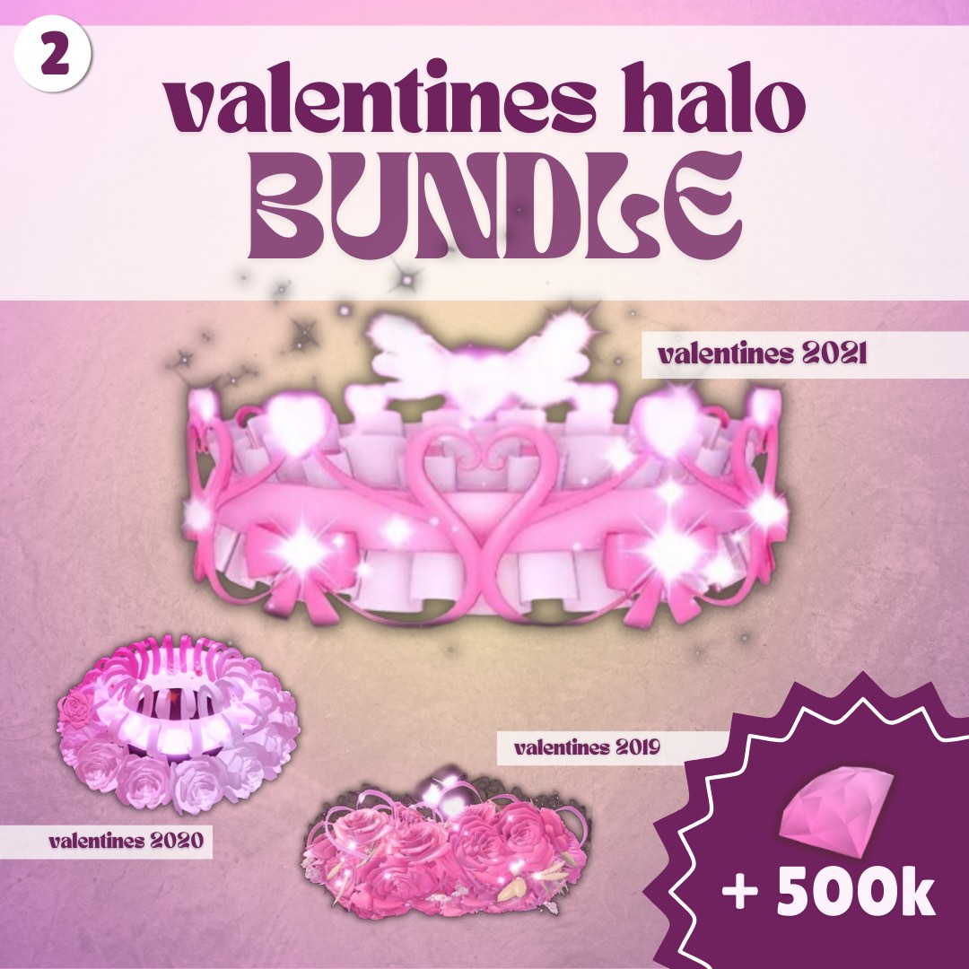 VALENTINES HALO BUNDLE | ROYAL HIGH | ROBLOX, Video Gaming, Video Games ...