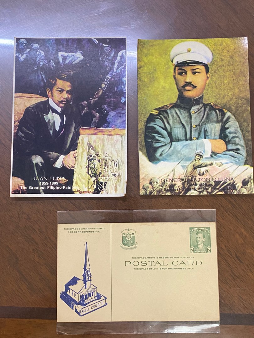 Vintage Antique Postcards Postal Card JUAN & Antonio LUNA : General ...
