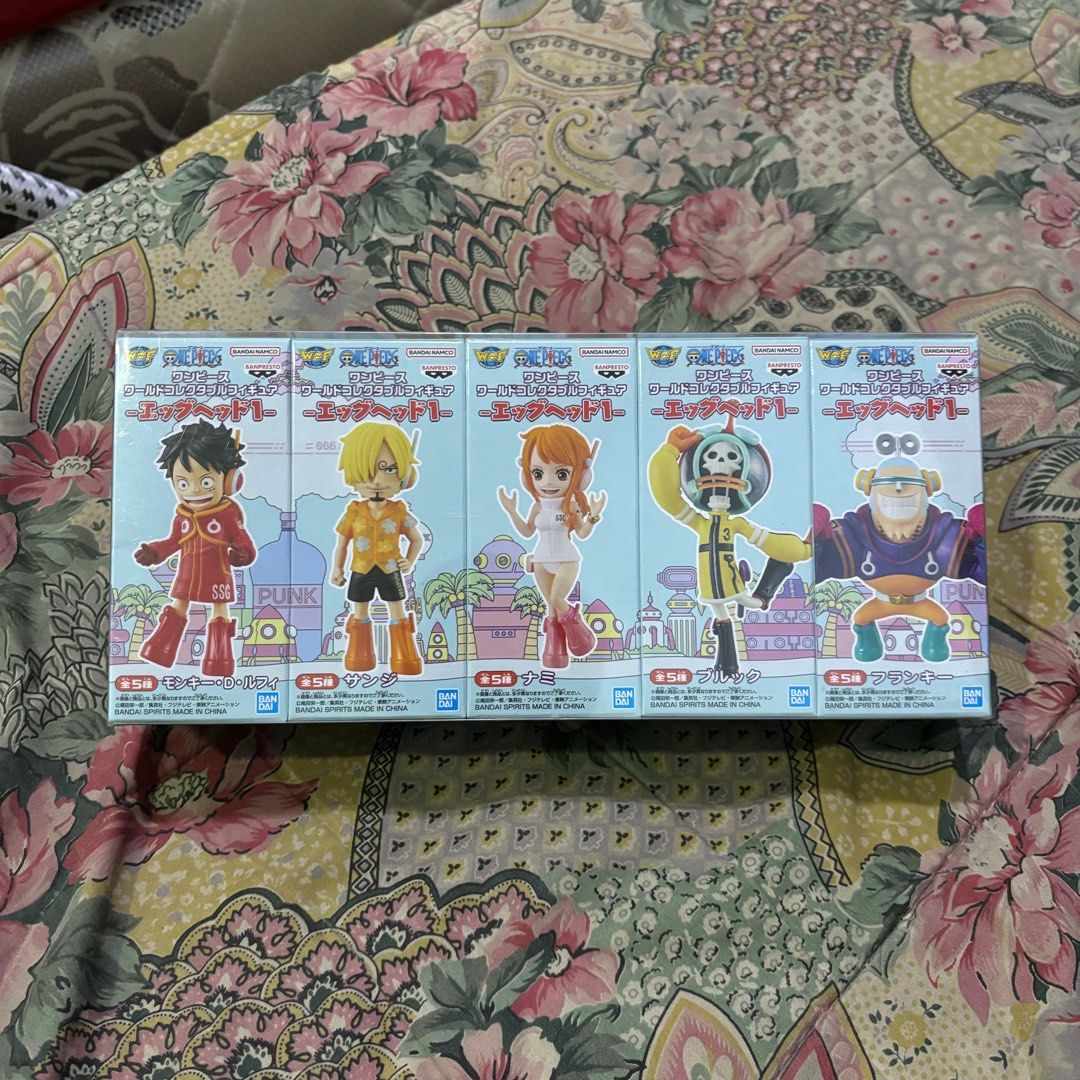 WCF ONE PIECE | EGGHEAD ISLAND | MISB GOLD STICKER, Hobbies & Toys, Toys & Games on Carousell