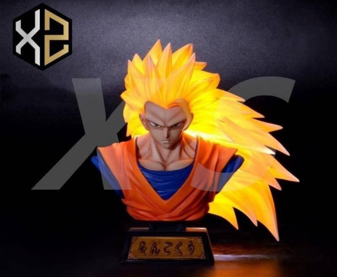 XZ Studio Goku SS3 Bust, Hobbies & Toys, Toys & Games on Carousell