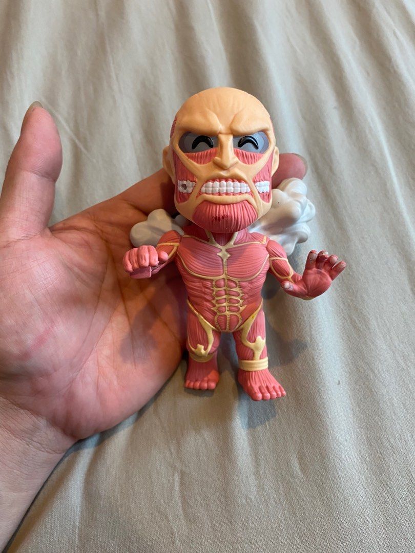 Youtooz rare collosus Titan AOT figure, Hobbies & Toys, Toys & Games on ...