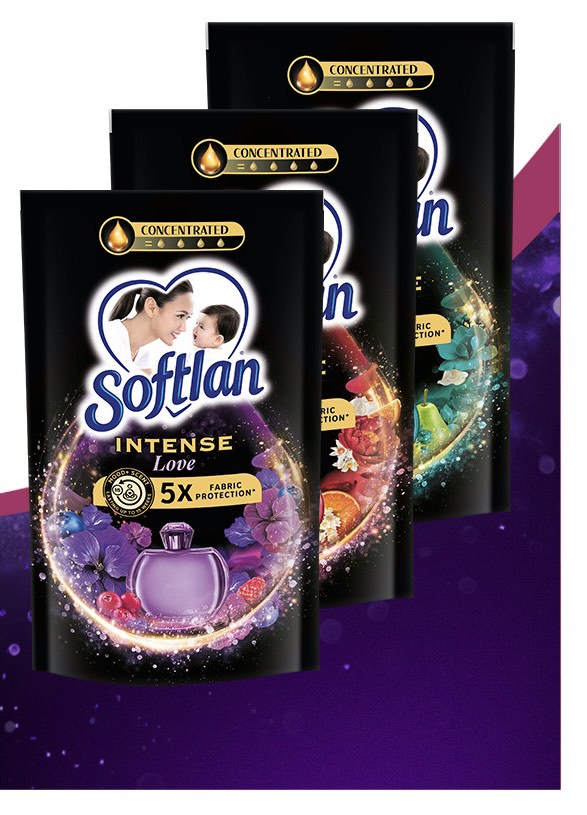 (550ml x 3) Softlan Intense Perfume Trial Pack, Everything Else, Others ...