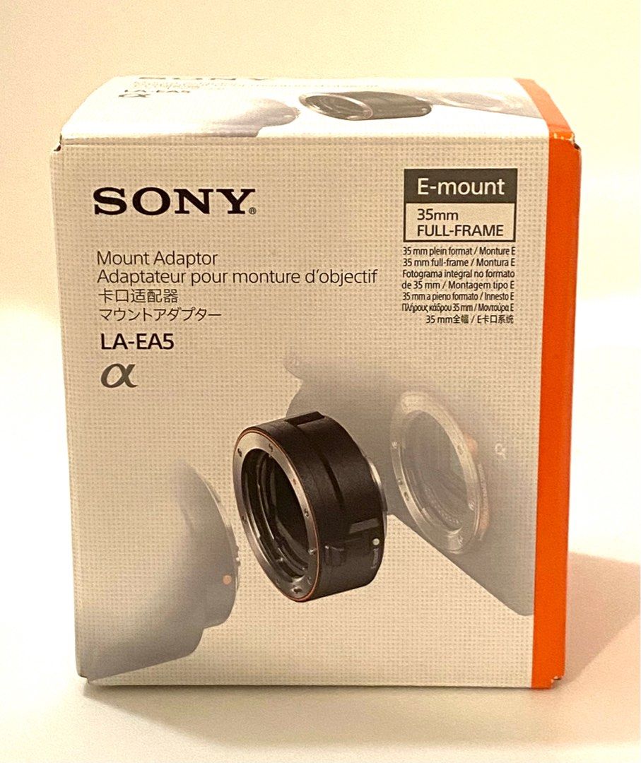 全場最平 現貨 Sony Alpha LA-EA5 APSC 35mm 全片幅 A-Mount 接環轉接 Lens Adapter A7RIV A6600 (not LA-EA4 LA-EA3 ...