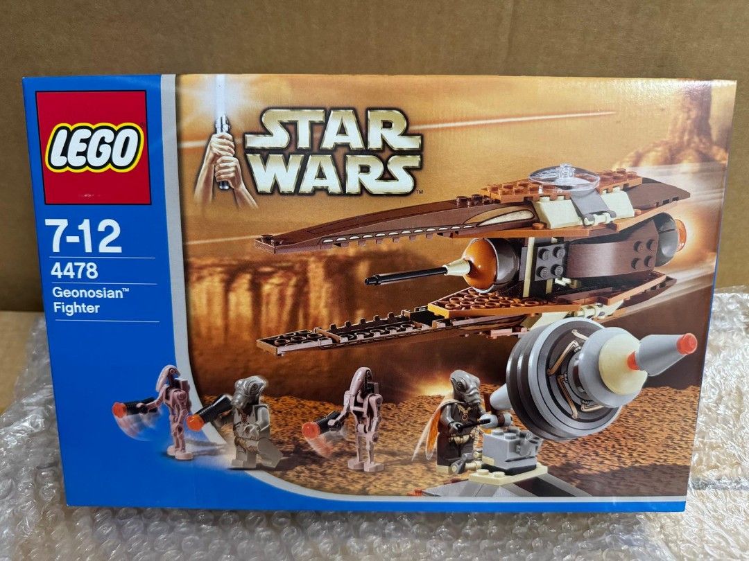 中古極罕有全新 Lego Star Wars 4478 極罕有藍盒 Blue Box 直角靚盒 市面難求 收藏家之選 （已包膠）, 興趣及遊戲 ...