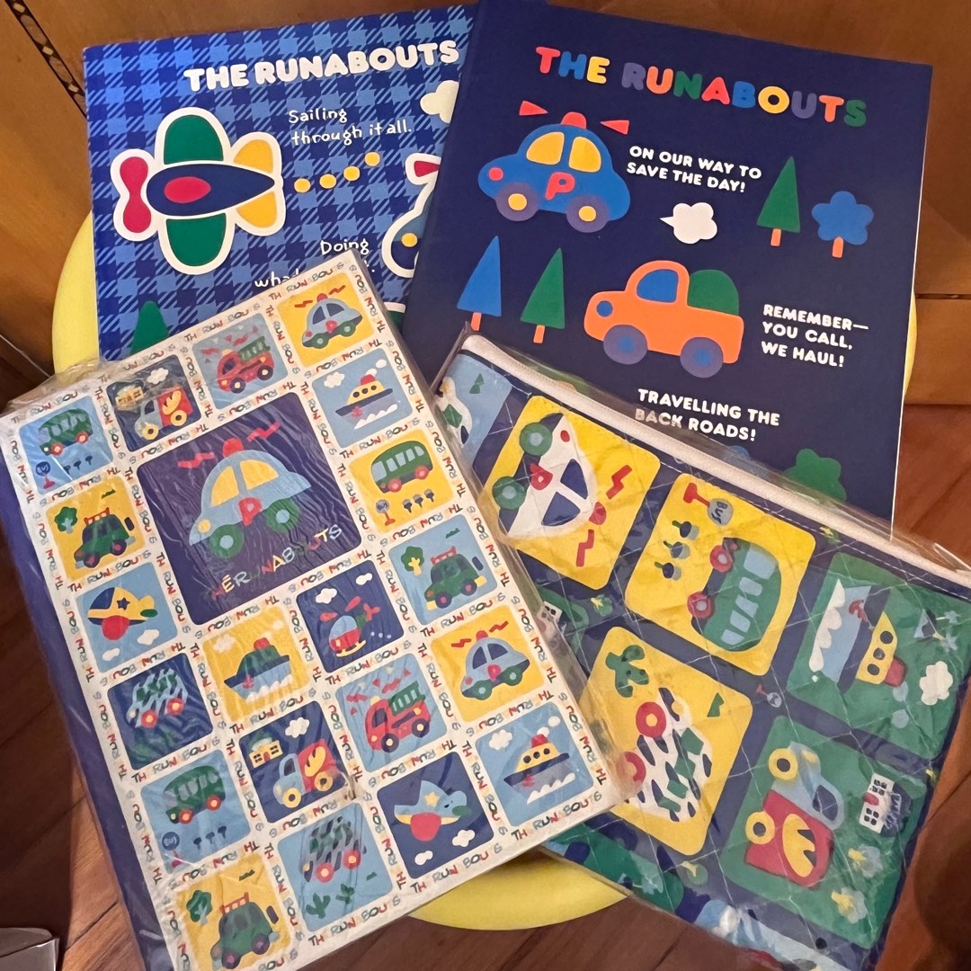 **絕版**不散買**全新** 日本製/港版The Runabouts 筆記簿/記事簿 萬用袋/筆袋/化妝袋, 興趣及遊戲, 手作＆自家設計 ...