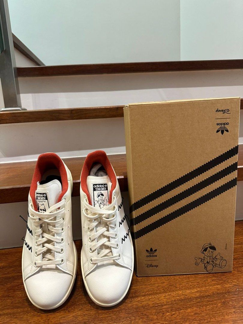 Adidas Disney x Stan Smith Pinocchio New, Men's Fashion, Footwear ...