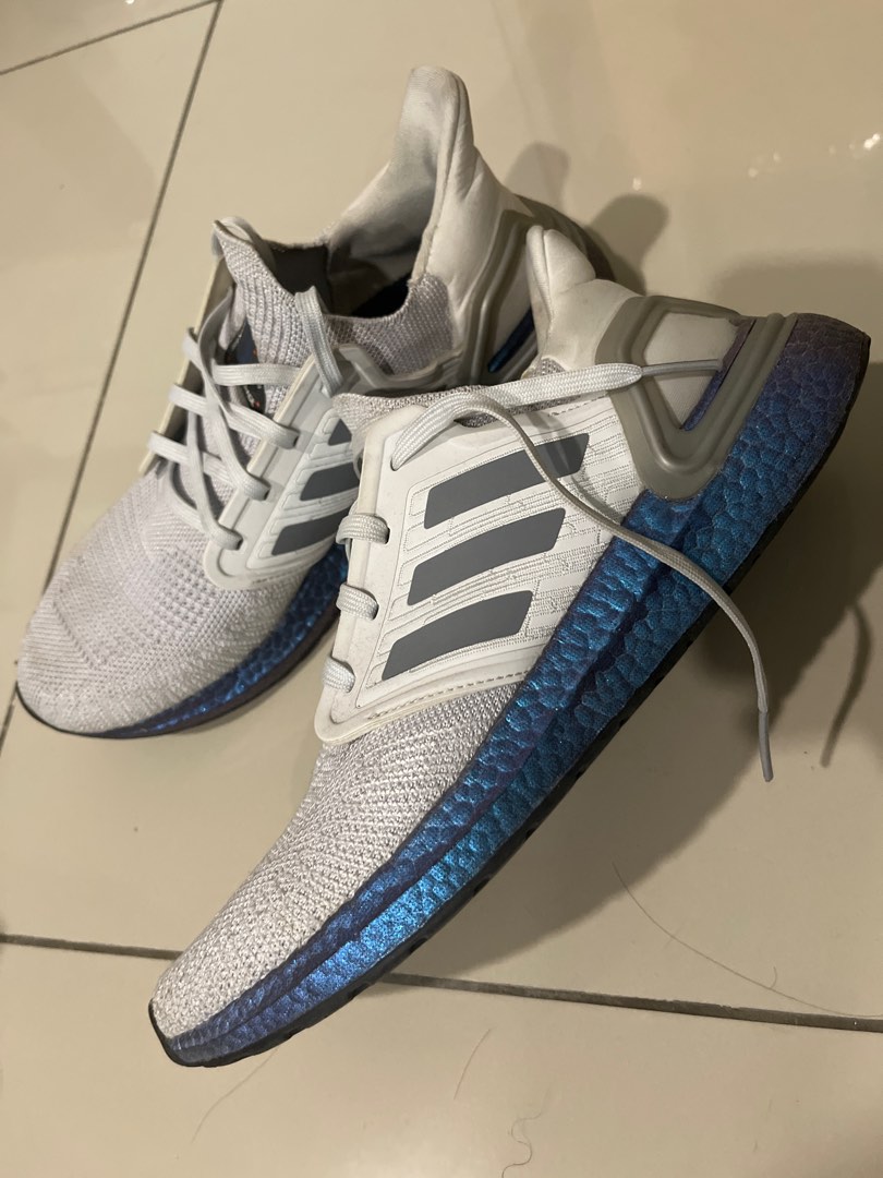 Adidas Ultraboost 20 ISS National Lab Collab Gray Iridescent NASA Space ...