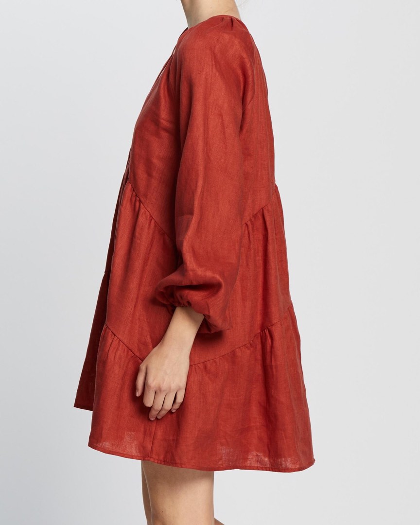 AERE Doll Linen Dress, Women's Fashion, Dresses & Sets, Dresses on ...