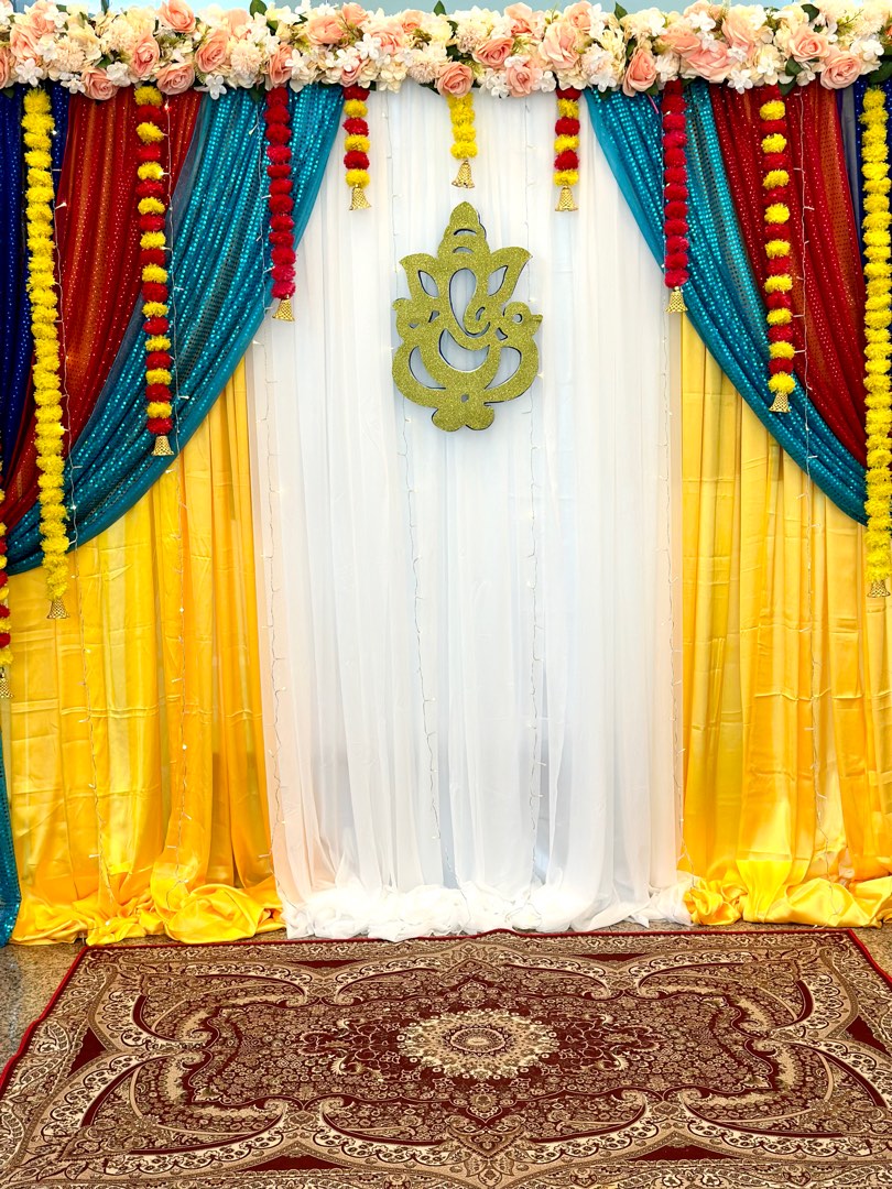 Promo!!! Indian Wedding deco puberty deco half saree ceremony deco ...