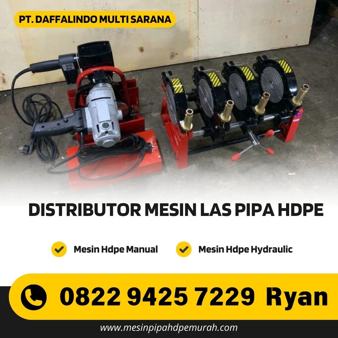 Alat Las Pipa Hdpe 2 Inch | Mesin Las Pipa Hdpe 2 Clamp, Pekerjaan ...