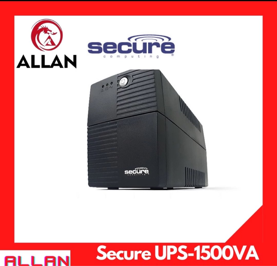 Allan Secure UPS 1500VA Uninterruptible Power Supply, Computers & Tech ...