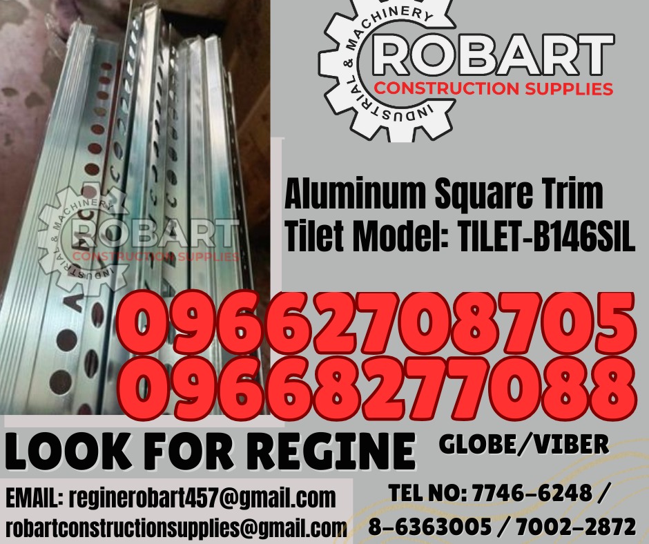 Aluminum Square Trim Tilet Model: TILET-B146SIL, Commercial ...