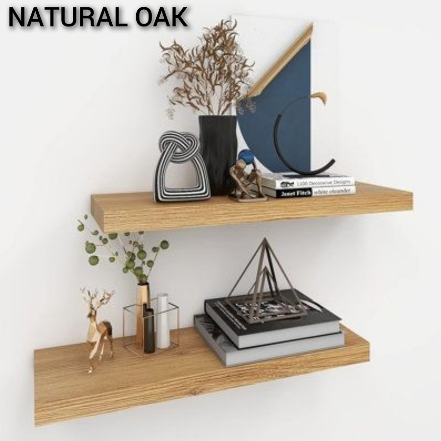 Ambalan Dinding Decorasi Panjang 60 cm, Lebar 15 cm, Tebal 2 cm dan 4 ...