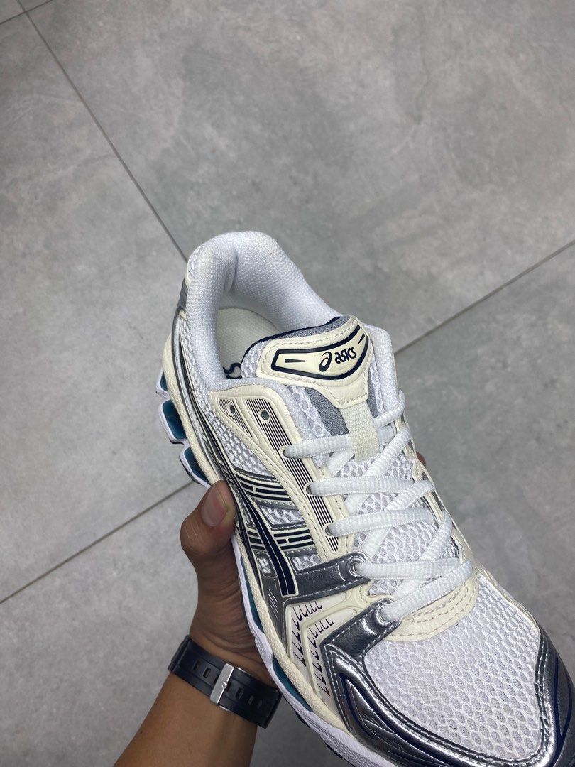 Asics Gel Kayano 14 White Midnight, Fesyen Pria, Sepatu , Sneakers di ...