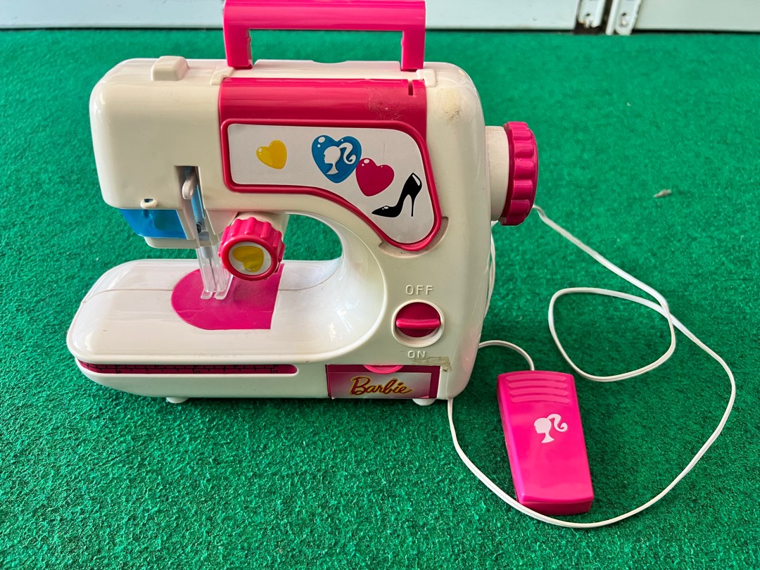 Barbie Sewing Machine, Hobbies & Toys, Toys & Games on Carousell