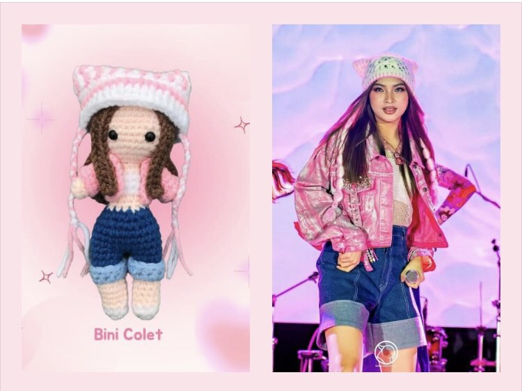 BINI COLET INSPIRED CROCHET DOLL, Hobbies & Toys, Stationary & Craft ...