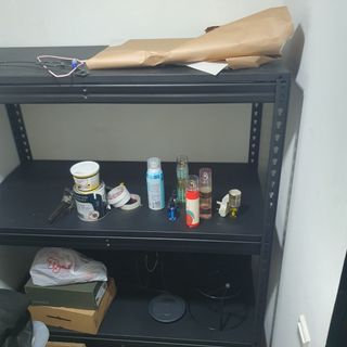 Bomb shelter rack / shelves / storage rack white rack, Furniture & Home ...