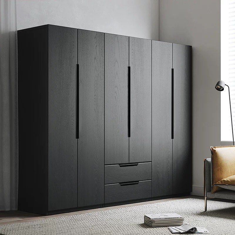 Modern black wardrobe store