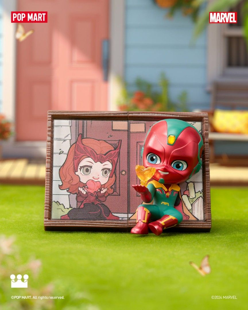 [BRAND NEW! POPMART] POPMART MARVEL PHOTO FRAME SERIES FULL SET AND ...