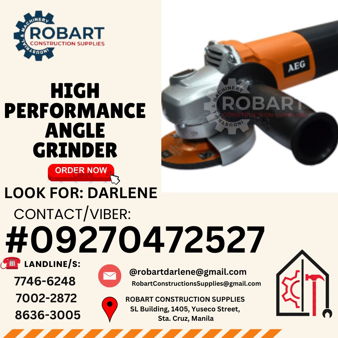 BRANDNEW HIGH PERFORMANCE ANGLE GRINDER, Commercial & Industrial ...