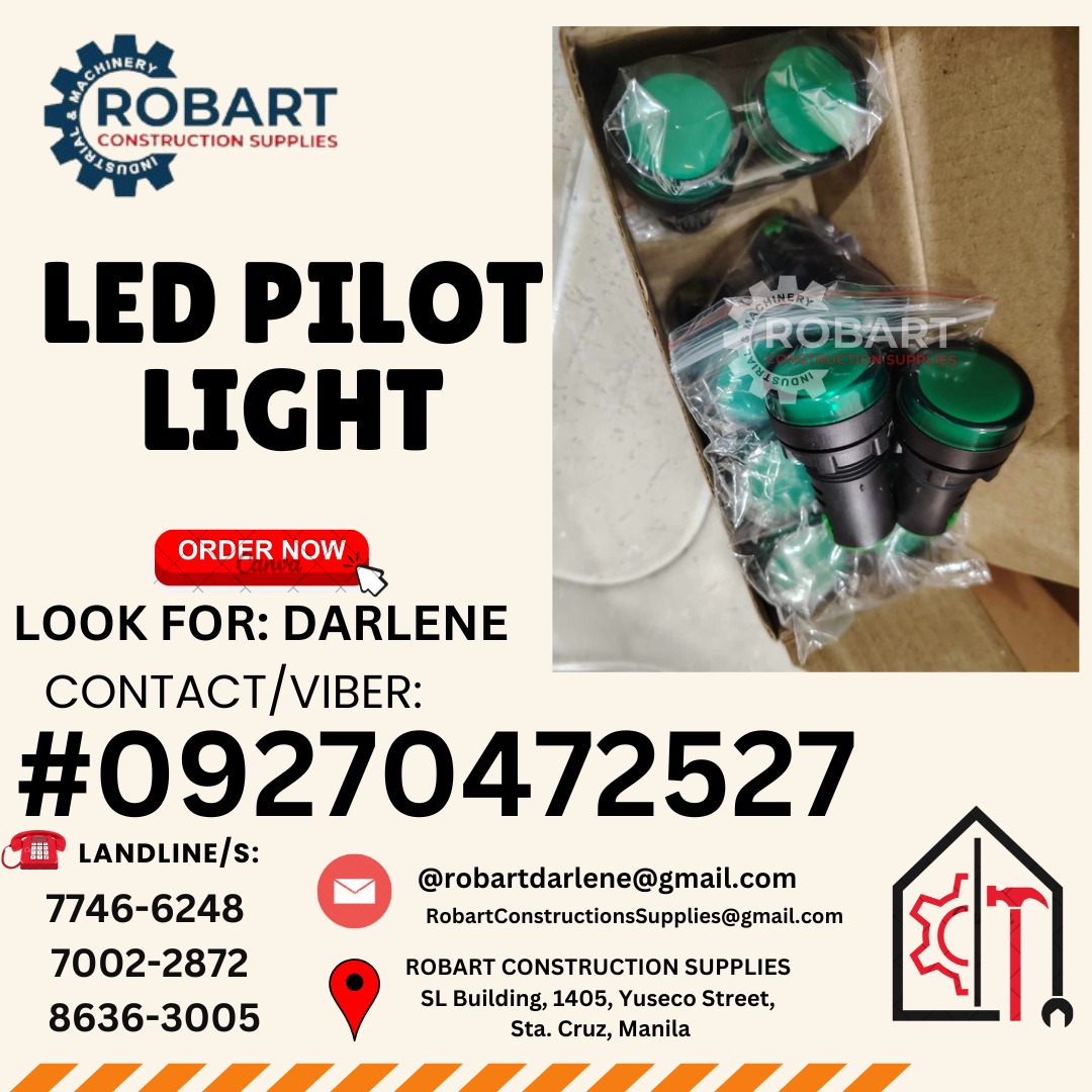 BRANDNEW LED PILOT LIGHT, Commercial & Industrial, Construction Tools ...