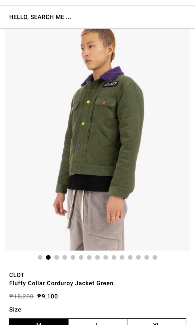 CLOT JAPAN SHERPA CHORD JACKET, Men's Fashion, Coats, Jackets and ...