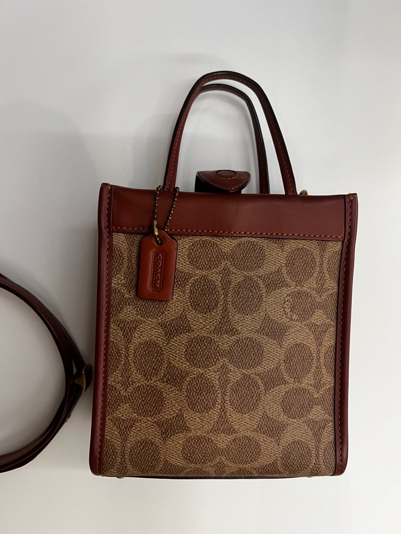 Coach Mini Tote Bag, Luxury, Bags & Wallets on Carousell