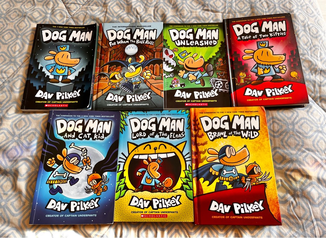 Dog Man Book 1 to 7 bundle, Hobbies & Toys, Books & Magazines, Comics ...